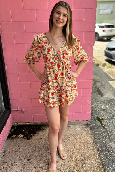 Flourished Mini Dress – The Salted Hippie Boutique
