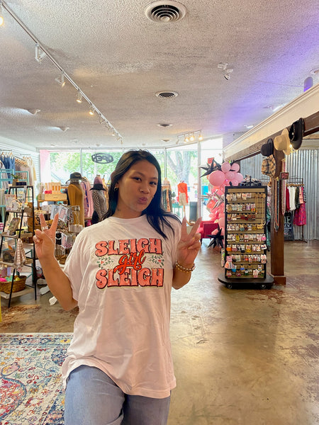 Sleigh Girl Sleigh Tee – The Salted Hippie Boutique