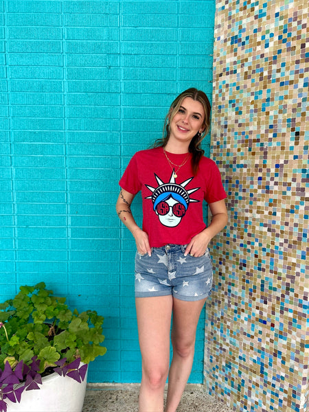 Lady Liberty Tee – The Salted Hippie Boutique
