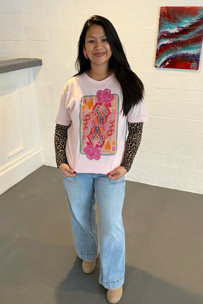 Crystal Queen of Hearts Tee – The Salted Hippie Boutique