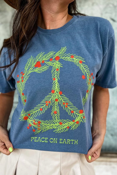 Peace On Earth Tee – The Salted Hippie Boutique